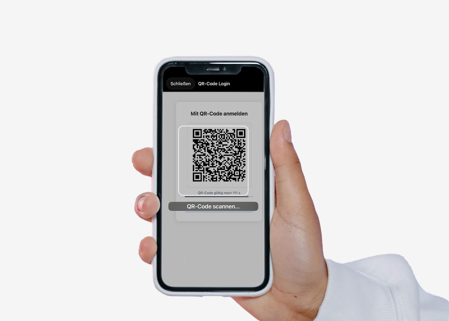 Schnell und sicher anmelden – jetzt per QR-Code