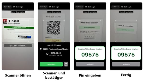 Schnell und sicher anmelden – jetzt per QR-Code